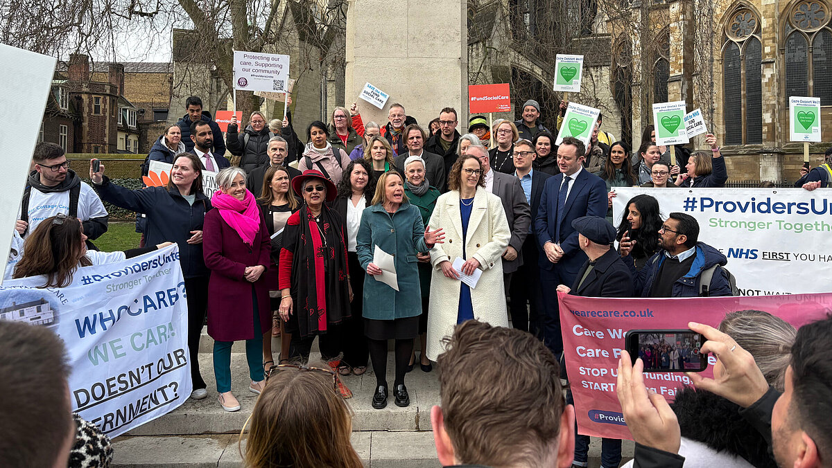 ‘We cannot wait any longer’ Helen tells unprecedented social care rally ...