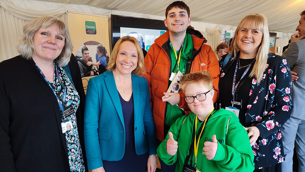 Helen welcomes Derwen College to Parliament for manifesto launch event ...