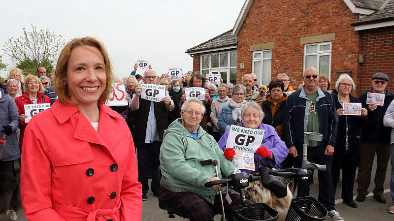 Helen Morgan MP hands in petition with hundreds of local residents ...