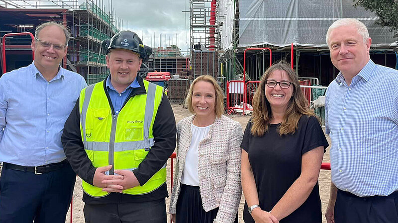 Helen checks in on progress at new Health Centre in Whitchurch - North ...