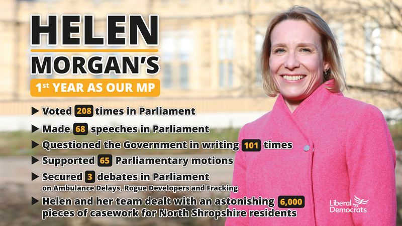 6,000 cases and 68 speeches in Helen Morgan’s first year as an MP ...