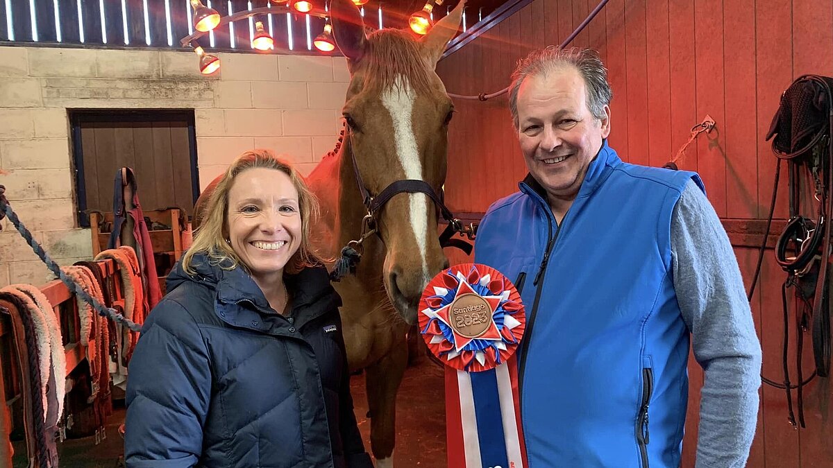 Imports and exports discussed as Helen visits Olympic stud farm - North ...