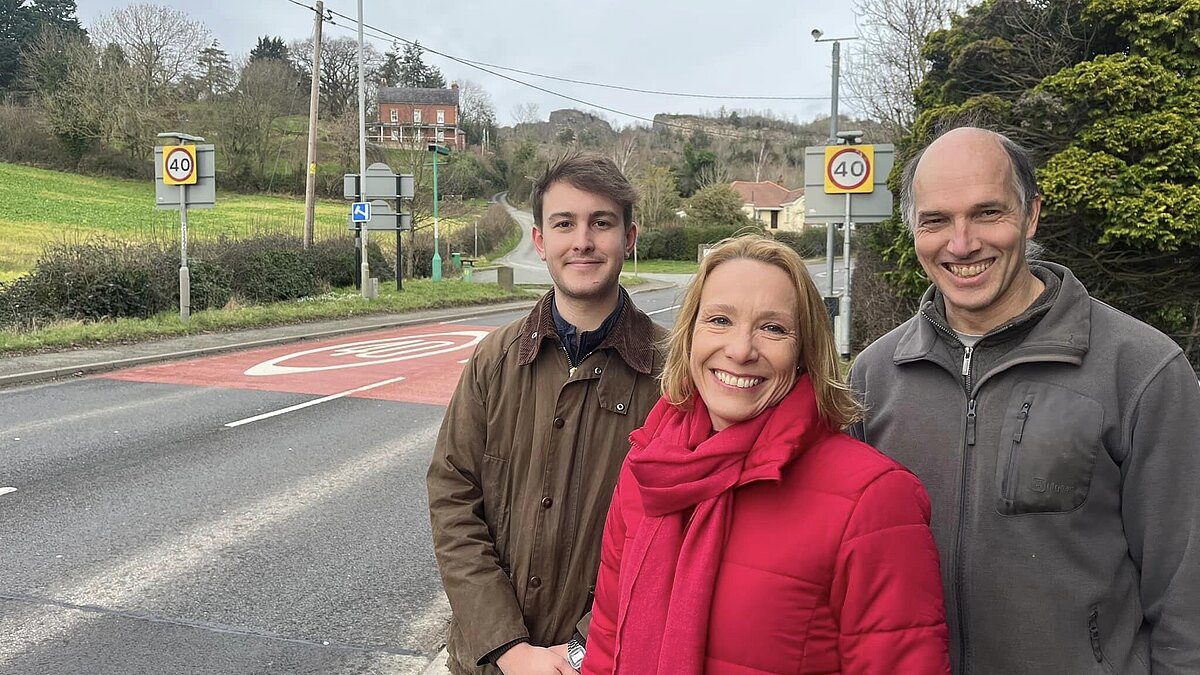 Helen welcomes plans for Llanymynech to Pant 30mph zone - North ...