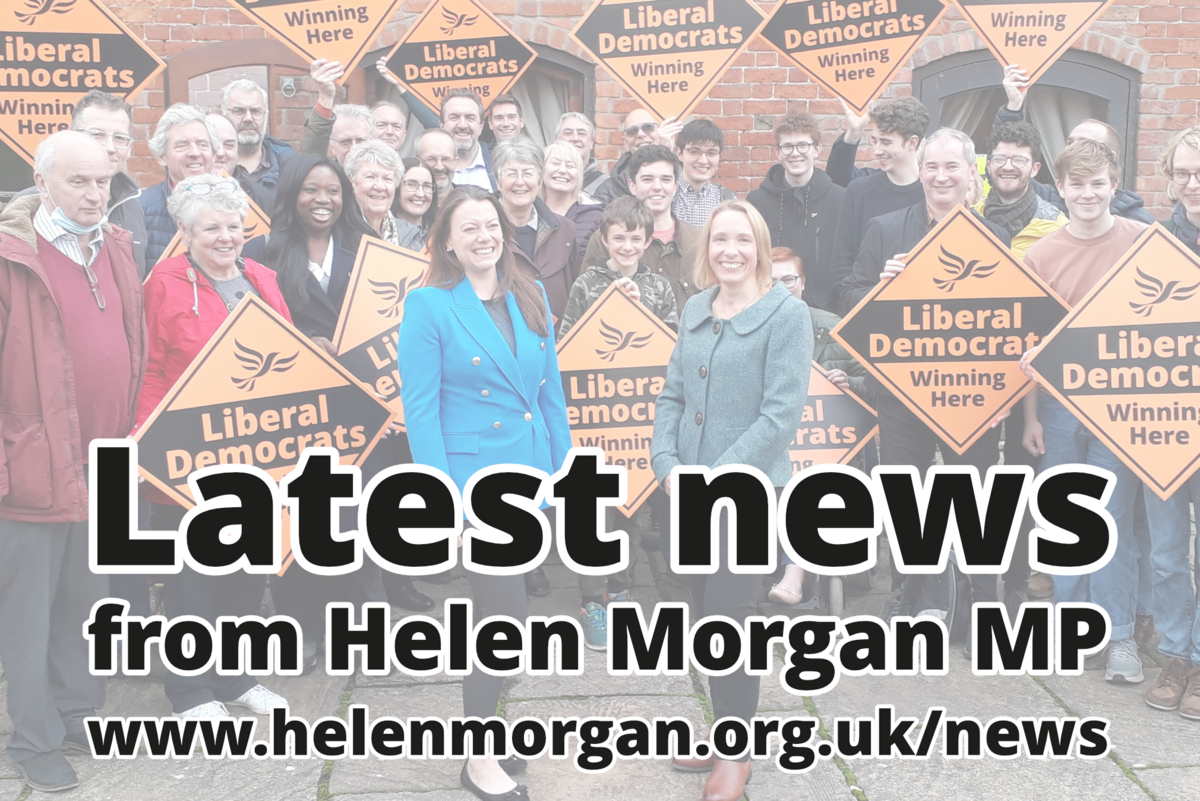 Helen Morgan MP comments on Boris Johnson's resignation - North ...