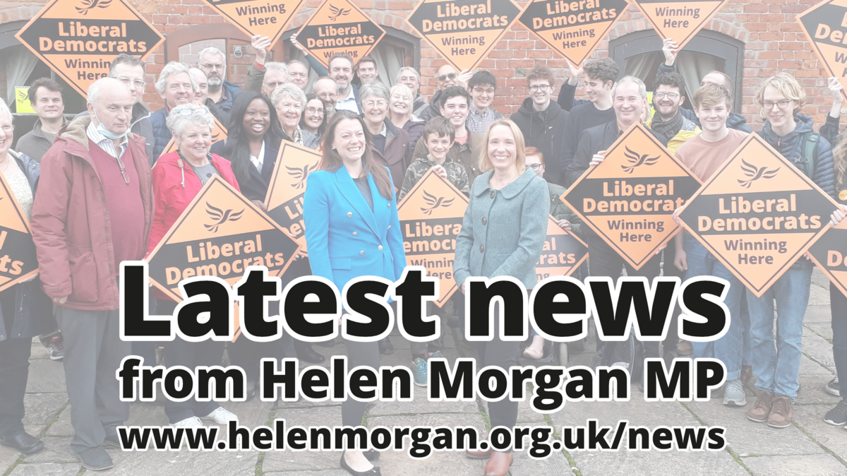 Helen Morgan MP comments on Boris Johnson's resignation - North ...