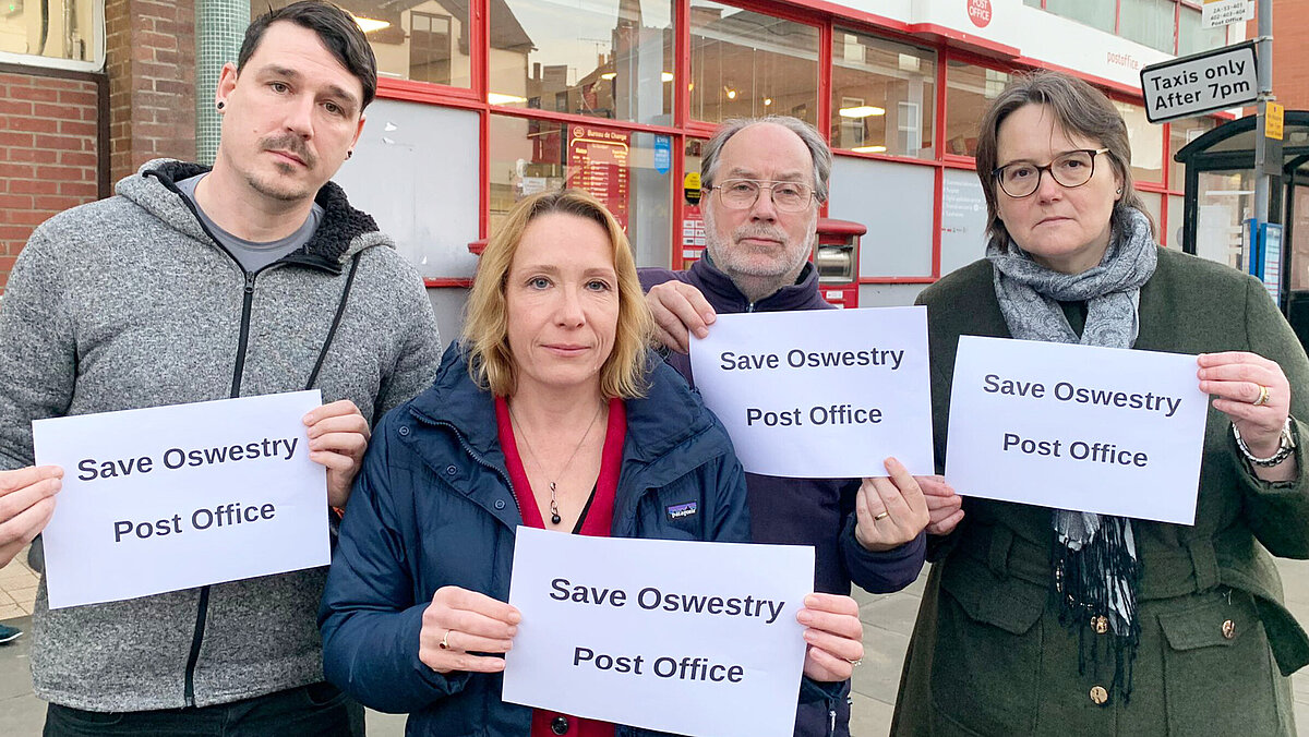 Helen vows to continue fight for Oswestry as Post Office issues ...